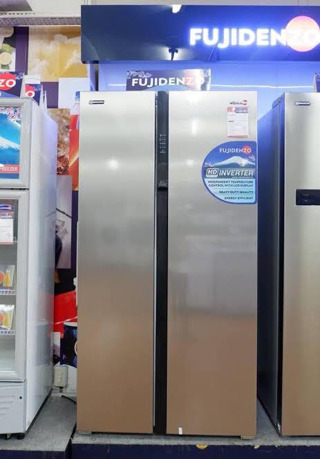 FUJIDENZO SIDE BY SIDE INVERTER REFRIGERATOR ISR-20SS ISR-24SS ISR-17SS, TV & Home Appliances ...