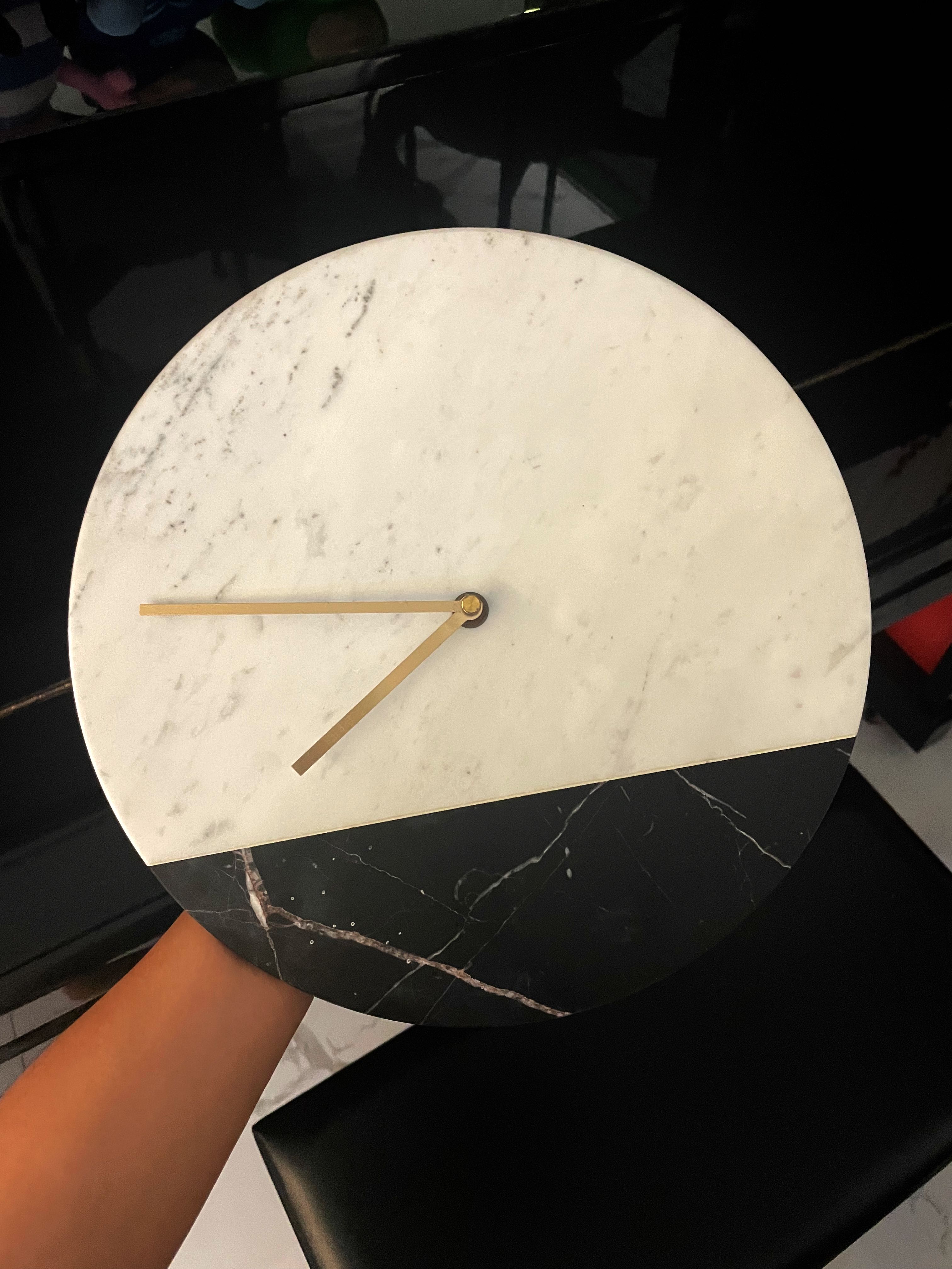 Full Marble Clock Luxury minimalist style, Furniture & Home Living ...