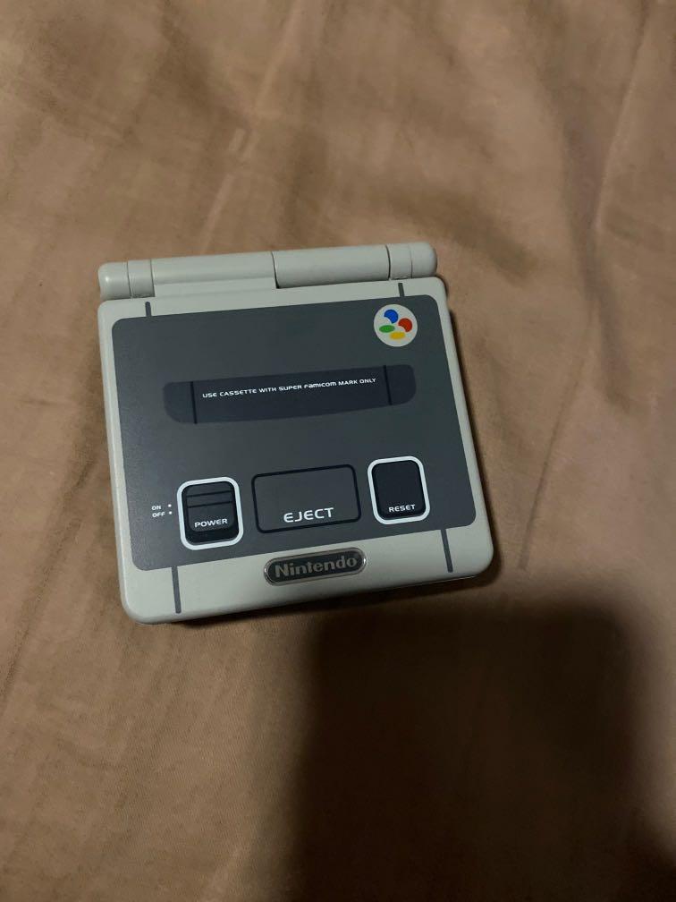 GBA SP (CUSTOM SUPER FAMICOM SHELL) (IPSV2), Video Gaming, Video Game ...