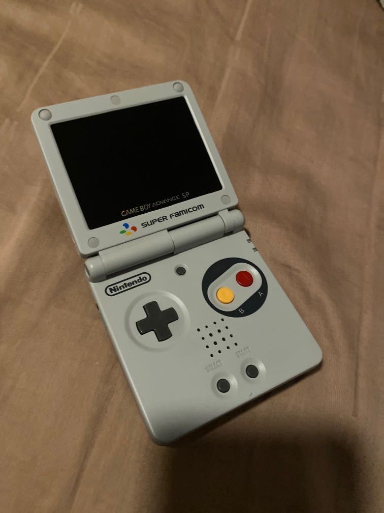 GBA SP (CUSTOM SUPER FAMICOM SHELL) (IPSV2), Video Gaming, Video Game ...