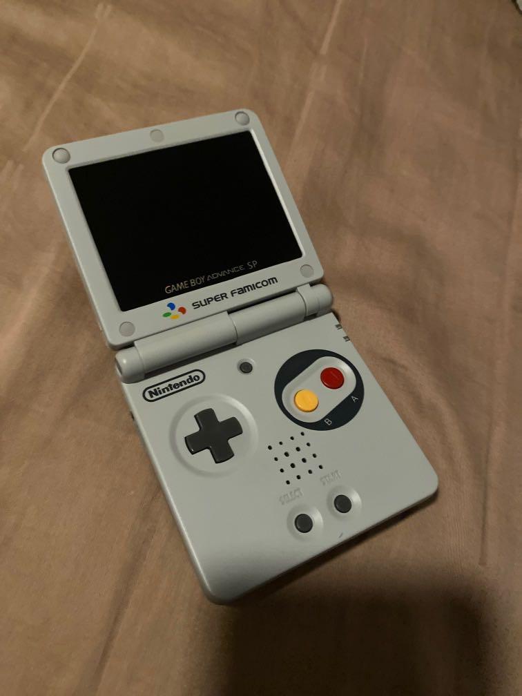 GBA SP (CUSTOM SUPER FAMICOM SHELL) (IPSV2), Video Gaming, Video Game ...