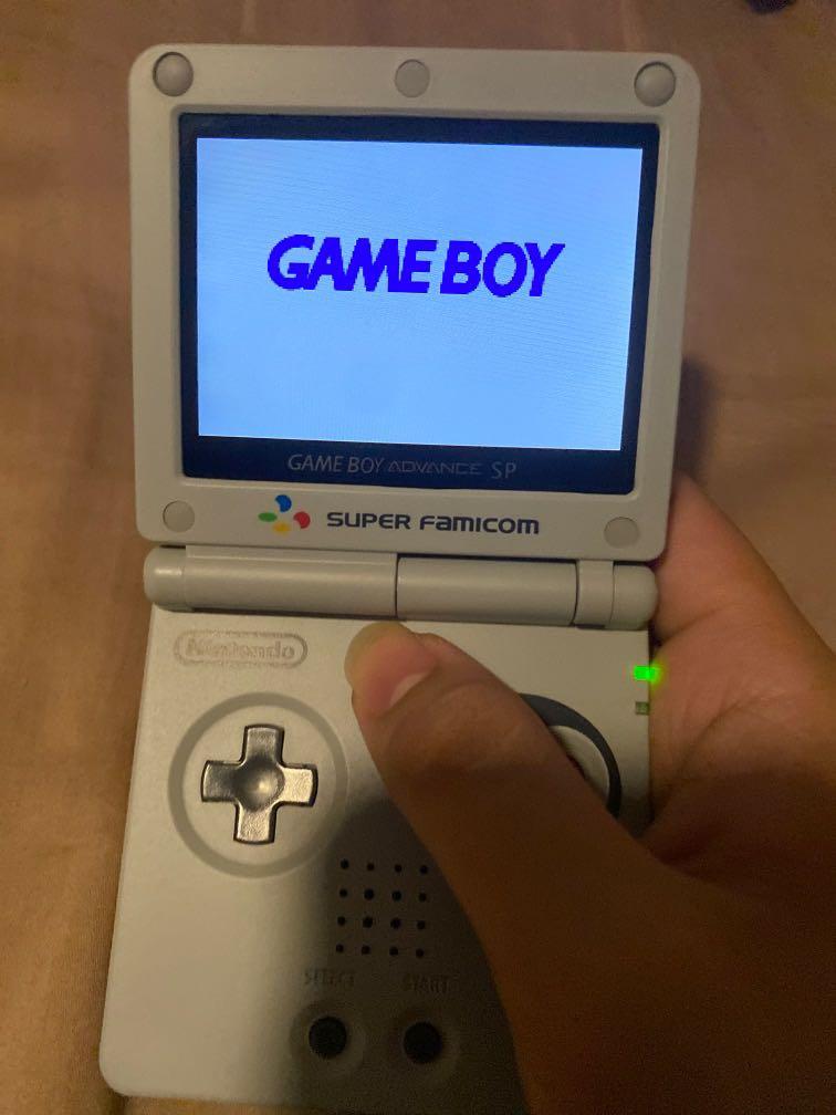 GBA SP (CUSTOM SUPER FAMICOM SHELL) (IPSV2), Video Gaming, Video Game ...