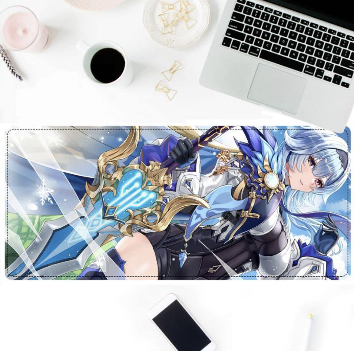 Genshin Impact Eula Big Mouse/Keyboard Pad, Computers & Tech, Parts ...