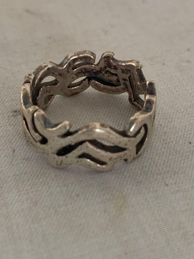 Gothic Cut Out Ring Silver 925 US9.5 JP18, Men's Fashion, Watches ...