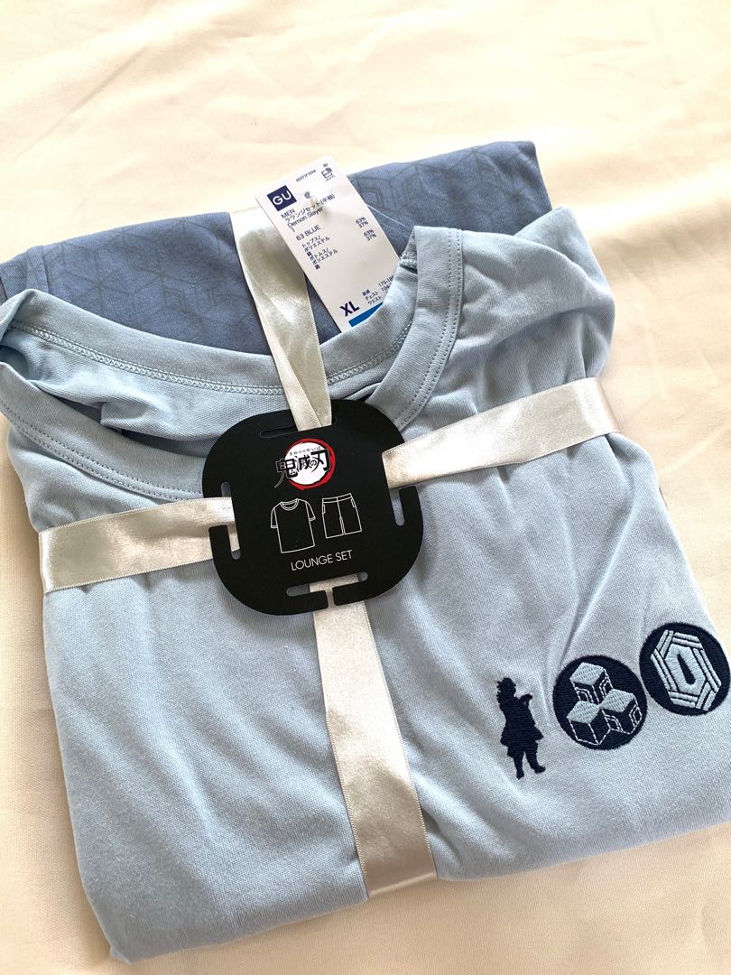 GU Demon Slayer Lounge Set, Men's Fashion, Tops & Sets, Sleep and ...