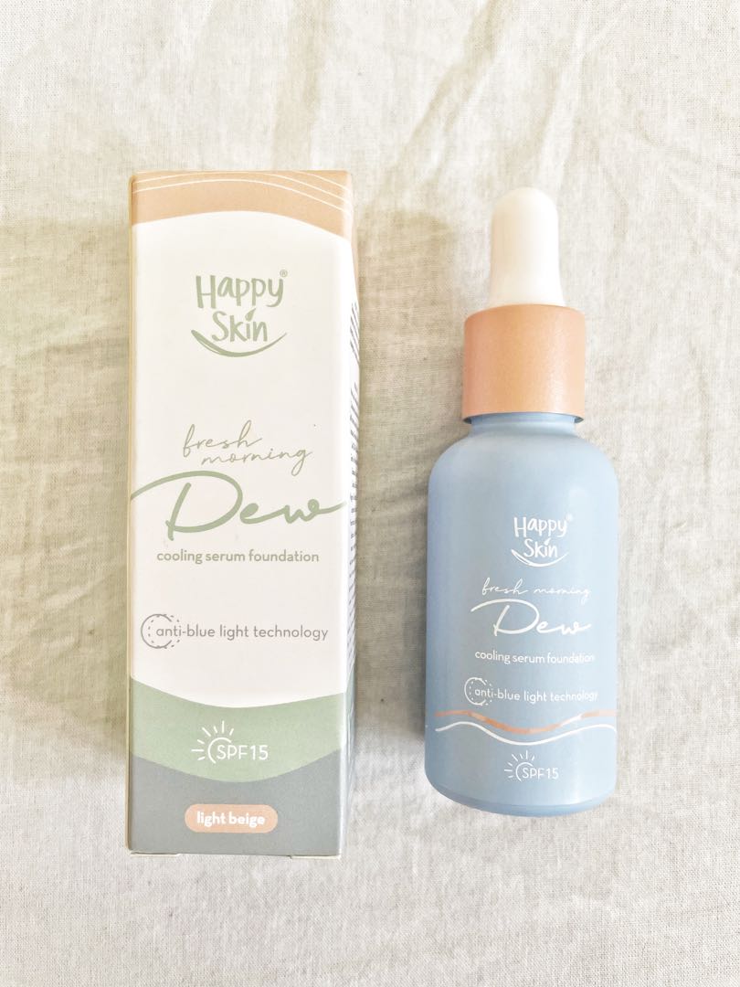 Happy Skin Serum Foundation Light Beige (BRAND NEW), Beauty & Personal ...