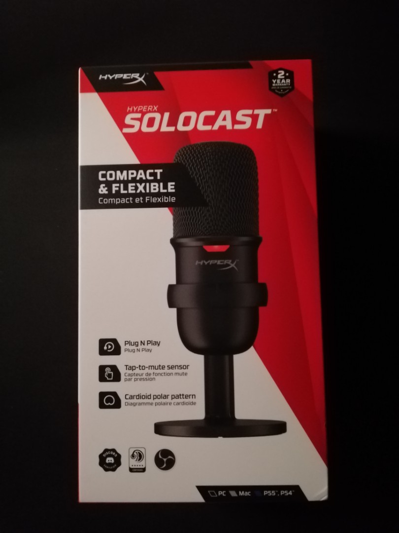 HyperX Solocast, Audio, Microphones on Carousell