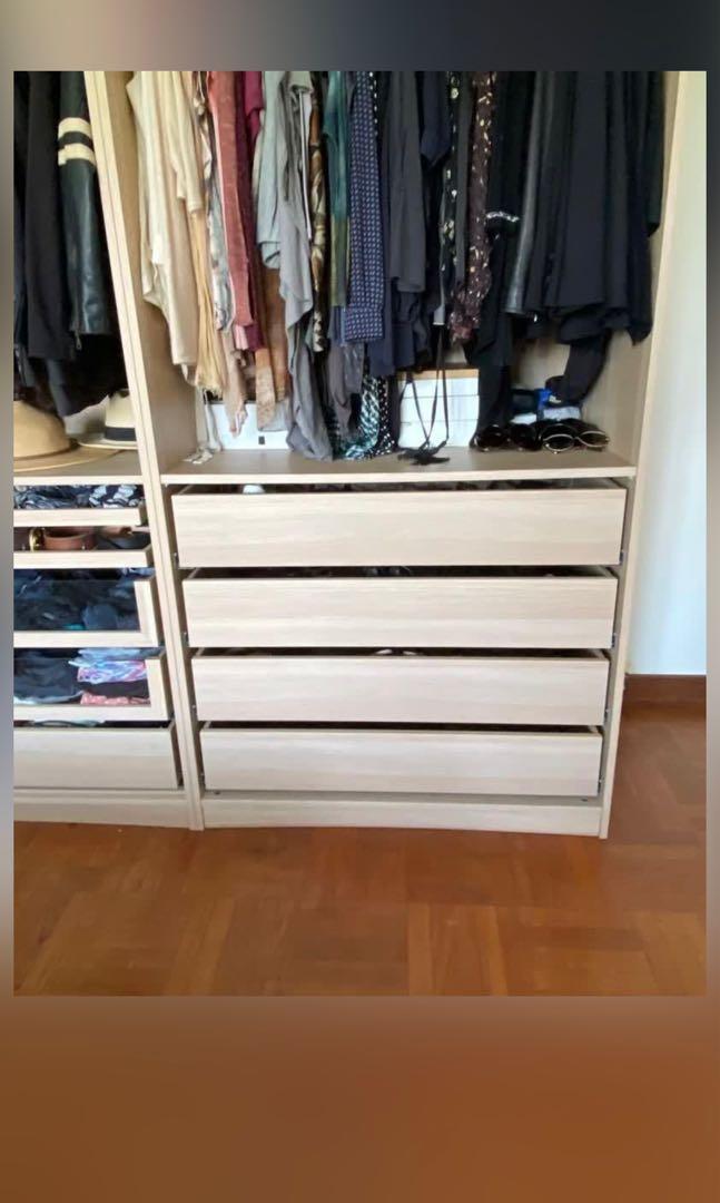 Ikea Pax Open Wardrobe, Furniture & Home Living, Furniture, Shelves ...