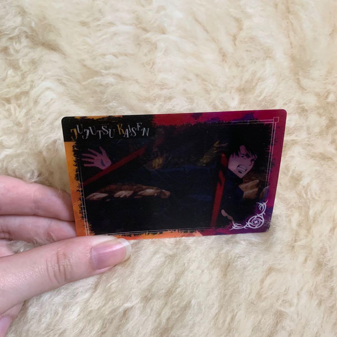 jujutsu kaisen jjk playback chocolate ball snack card megumi maki ...