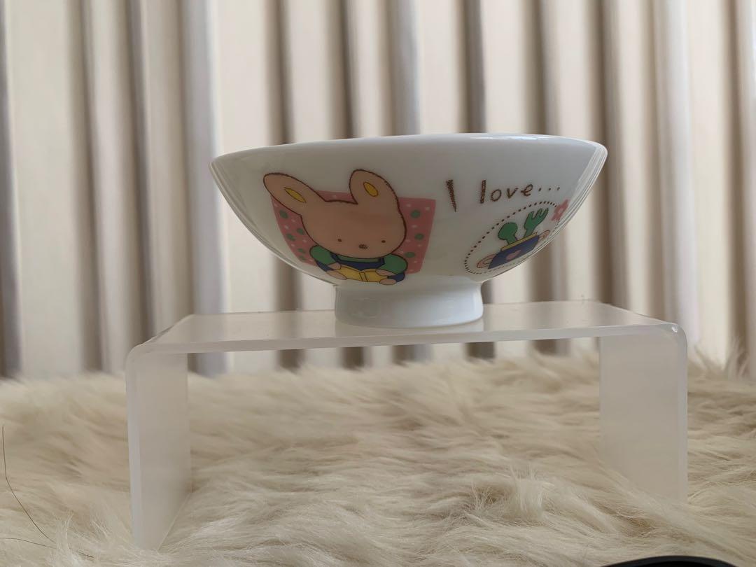 Kawaii rice bowl ( bunny), Furniture & Home Living, Kitchenware ...