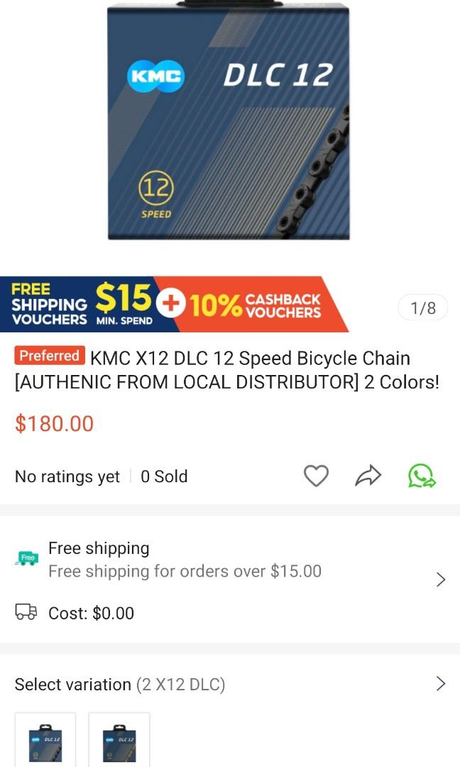 KMC DLC X12 12SP, Sports Equipment, Bicycles & Parts, Parts ...