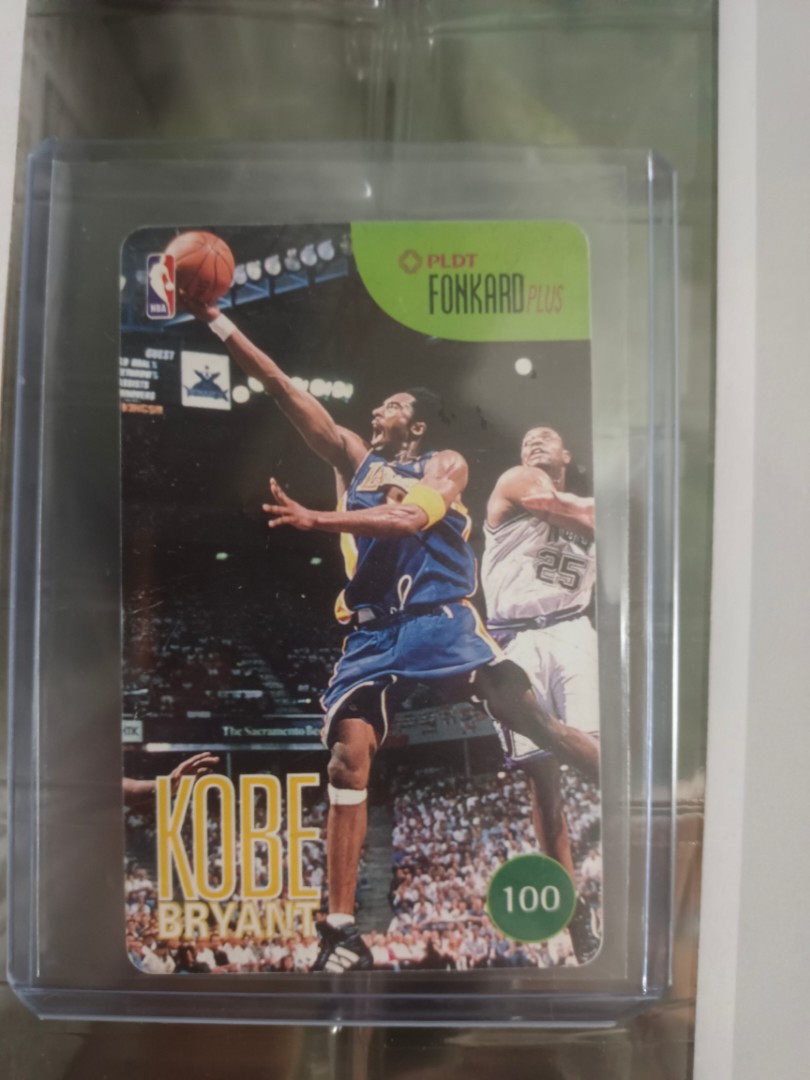 KOBE BRYANT Pldt Fonkard 2002 Calling Card Philippine Rare NBA Lakers ...
