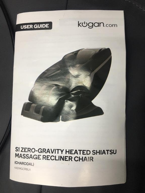 Kogan S1 Zero Gravity Heated Shiatsu Massage Recliner Chair Review at ...