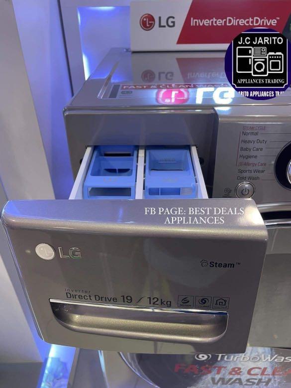 LG WASHER DRYER 2in1 combo 19/12kg DIRECT DRIVE FRONTLOAD WASHING ...