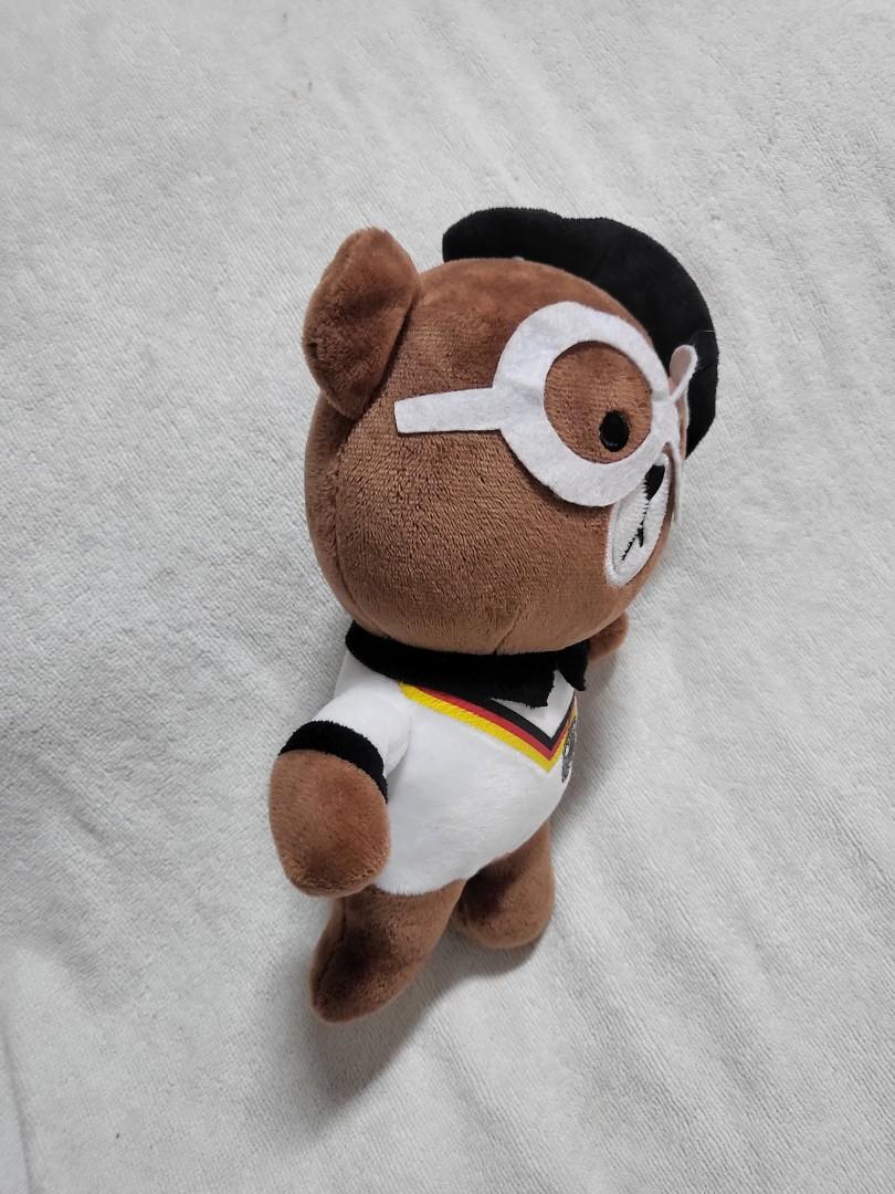 Line Friends Brown Bear as Germany Football Fan Plush Soft Toy, Hobbies ...