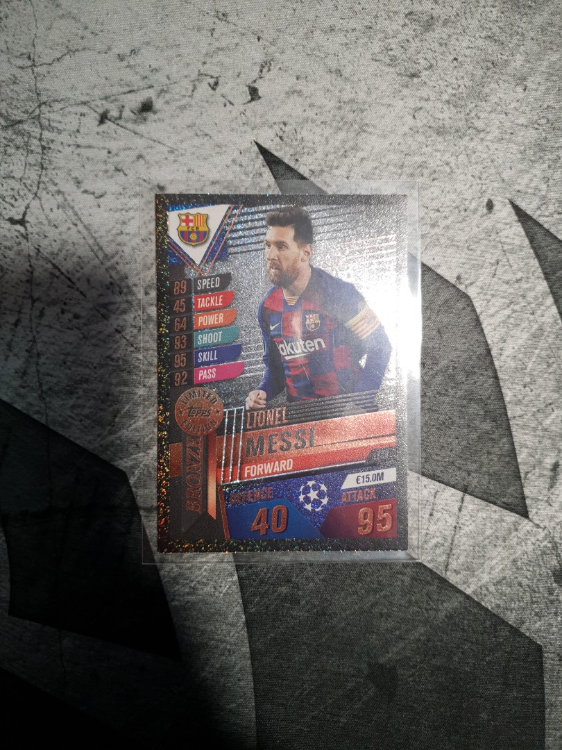 Lionel Messi Match Attax Card, Hobbies & Toys, Toys & Games on Carousell
