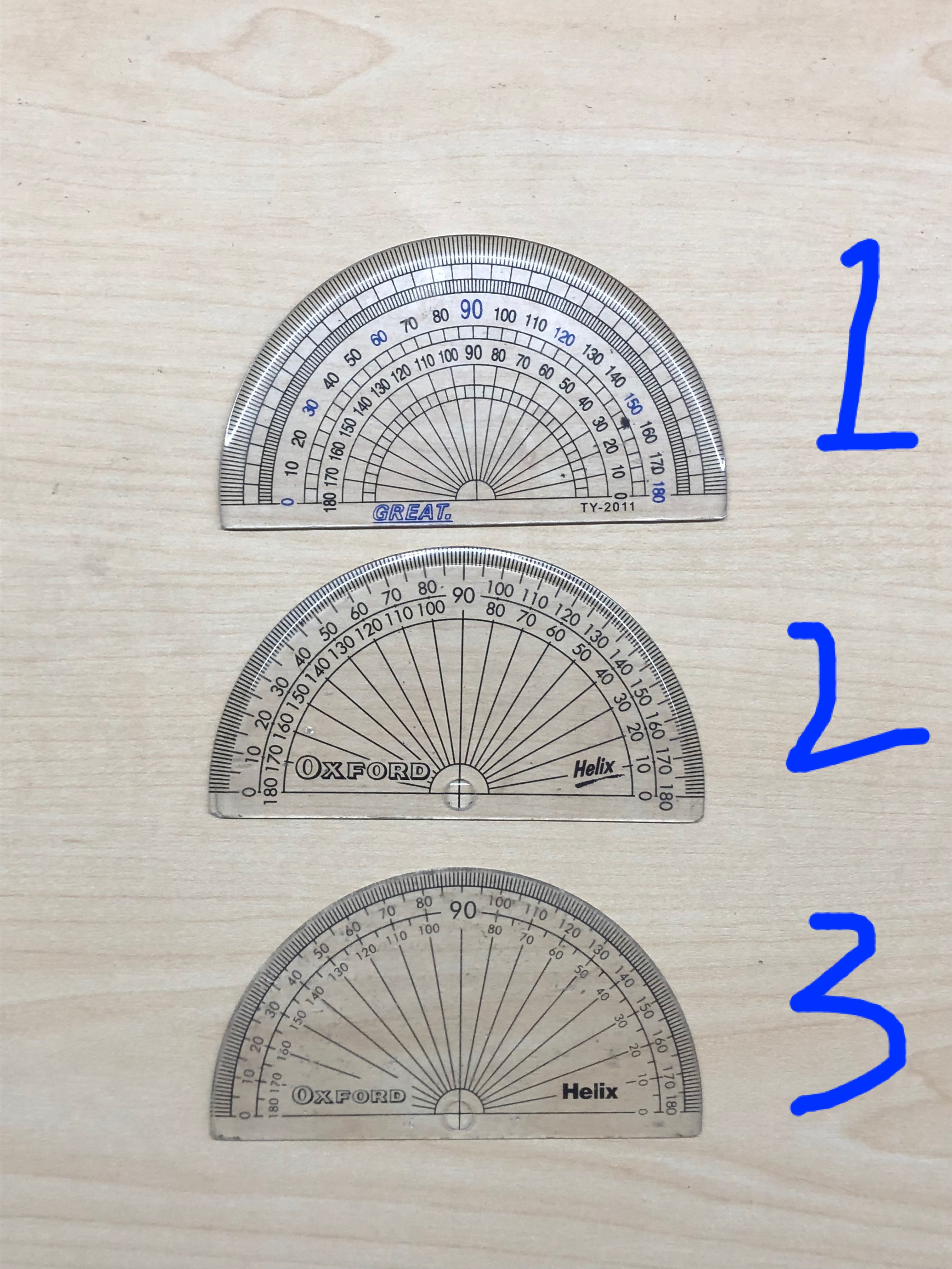 Mathematics Protractor, Hobbies & Toys, Stationery & Craft, Stationery ...