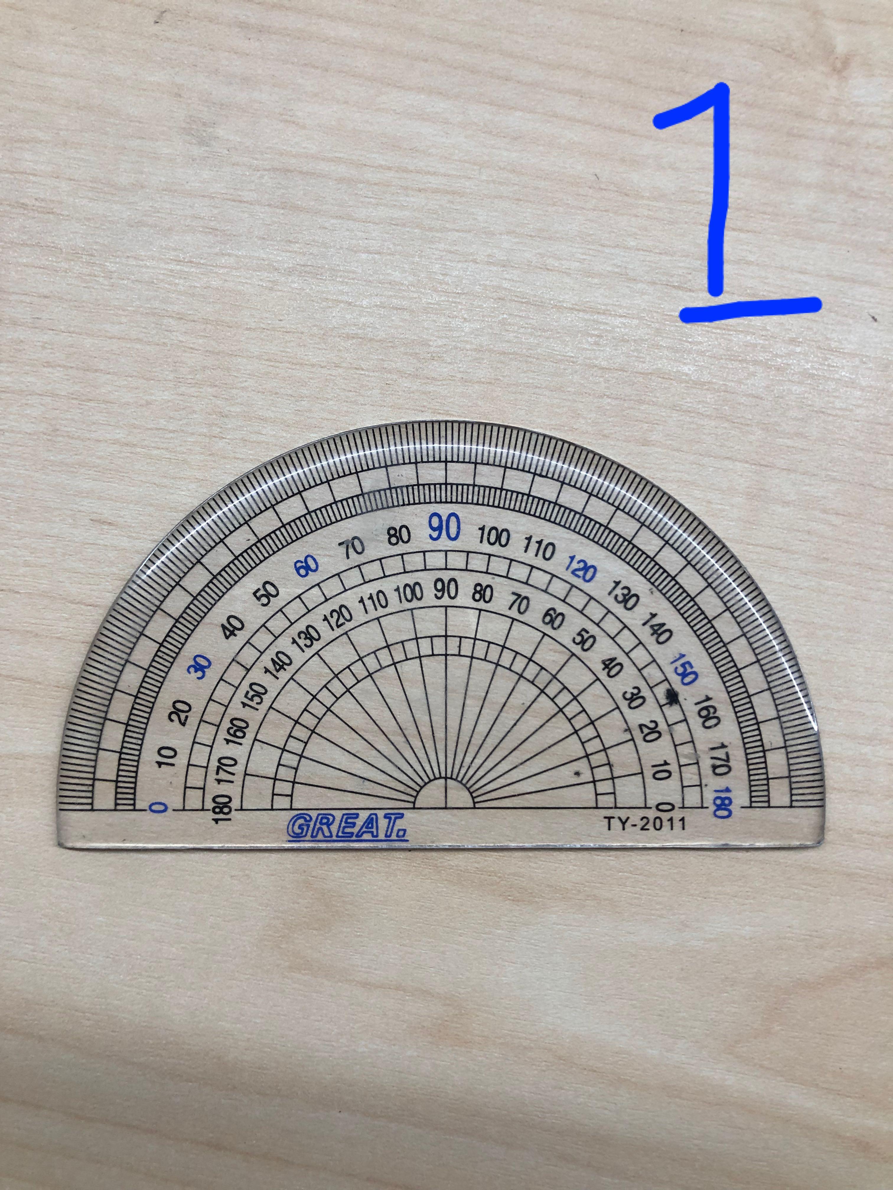 Mathematics Protractor, Hobbies & Toys, Stationery & Craft, Stationery ...