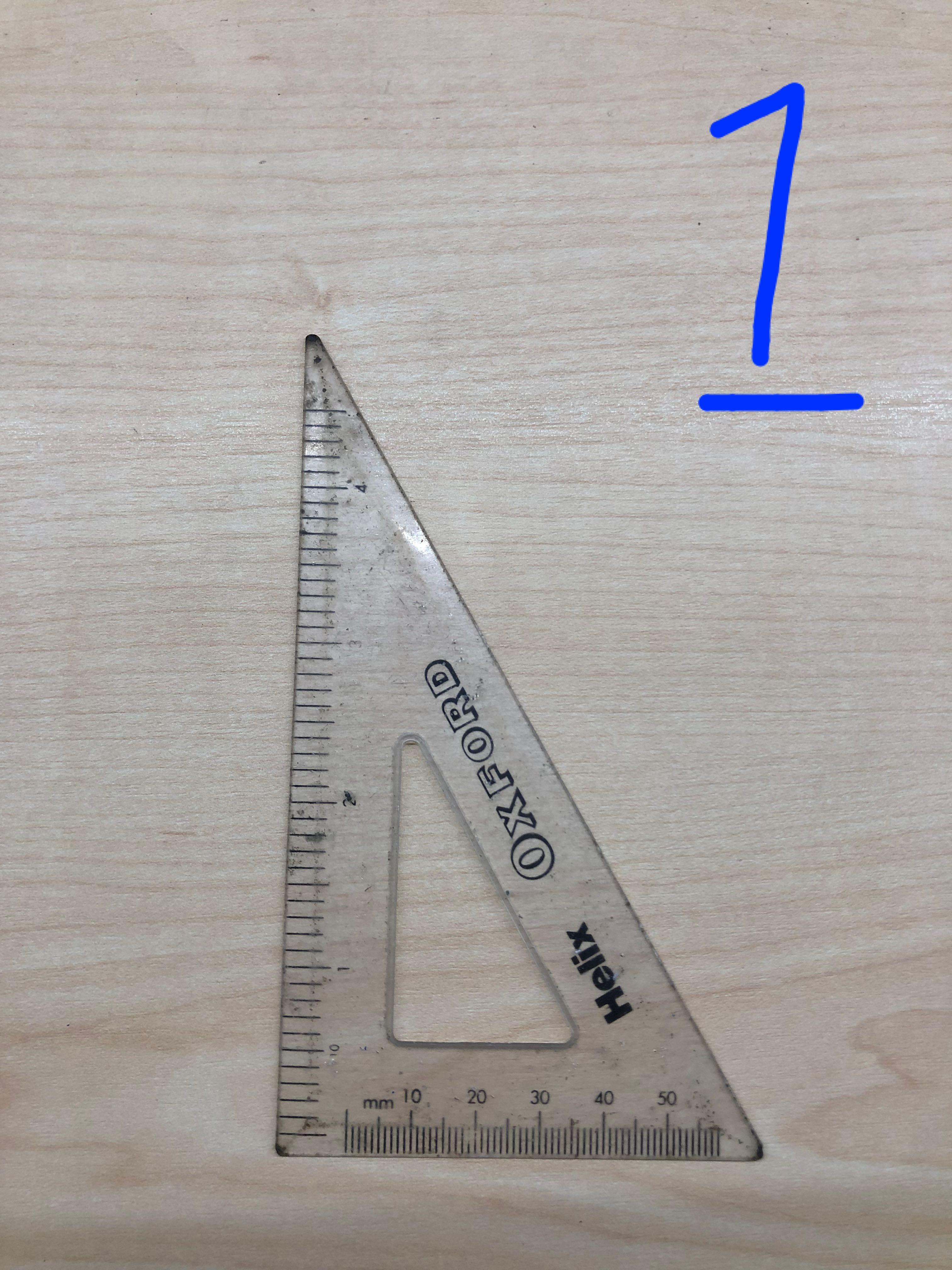 Mathematics Set Square, Hobbies & Toys, Stationery & Craft, Stationery ...