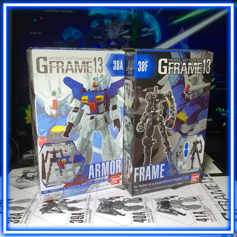 Mobile Suit Gundam G Frame Series 13 - Gundam GP01Fb Armor & Frame Set ...