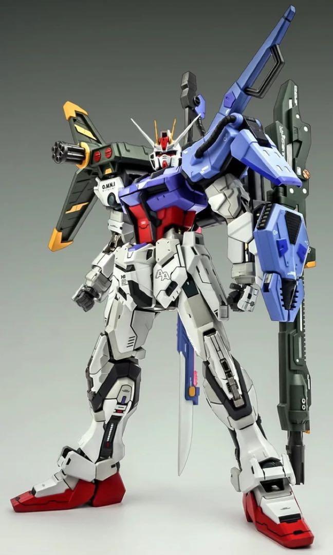Moshow strike gundam 1/72 超合金 突擊高達 連武器包 不是metal build/MC, 興趣及遊戲, 玩具 ...