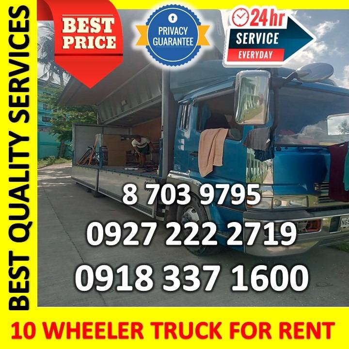 open truck self loader movers 10 wheeler wingvan 6 wheeler closed van 6 ...