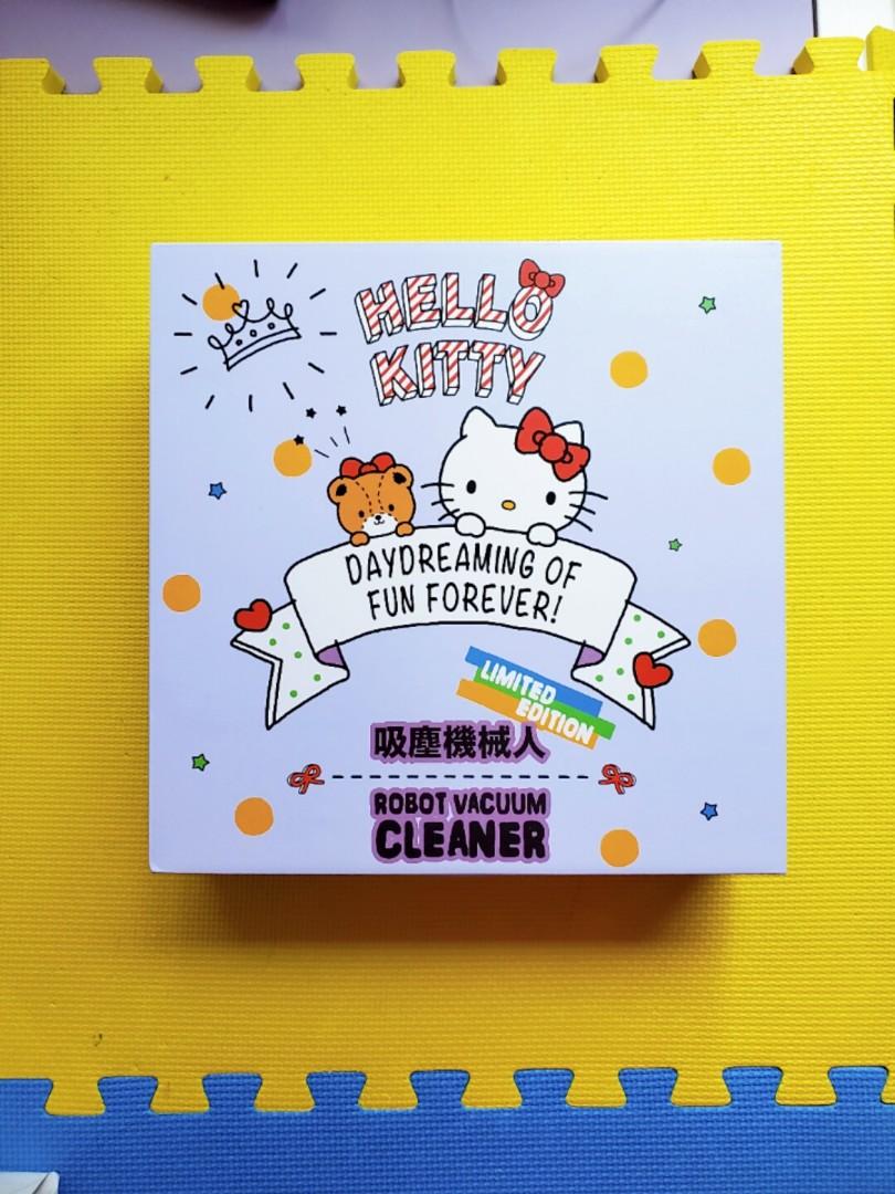 New Hello Kitty 吸塵機械人 auto vacuum cleaner robot, 興趣及遊戲, 收藏品及紀念品, 明星周邊 ...