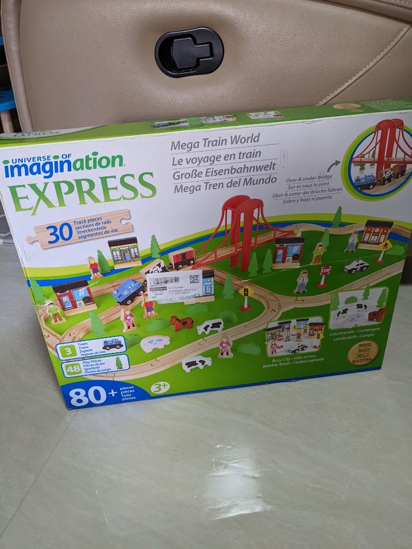 New Toysrus Mega Train World Set 80+ pieces, Hobbies & Toys, Toys ...