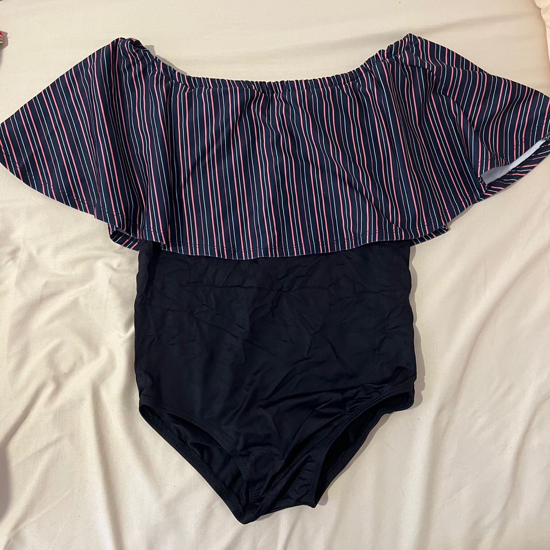 One Piece 2-way Swimsuit, Women's Fashion, Swimwear, Bikinis ...
