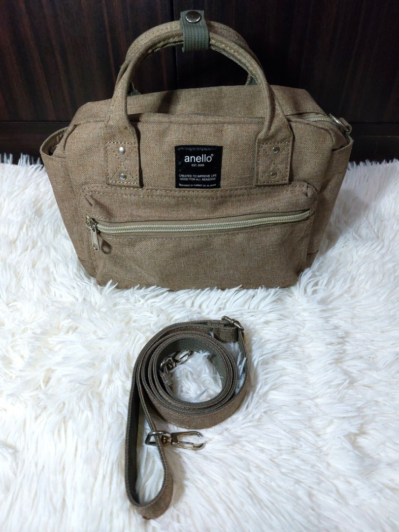 Original Anello 2 way bag small, Women's Fashion, Bags & Wallets, Cross-body Bags on Carousell