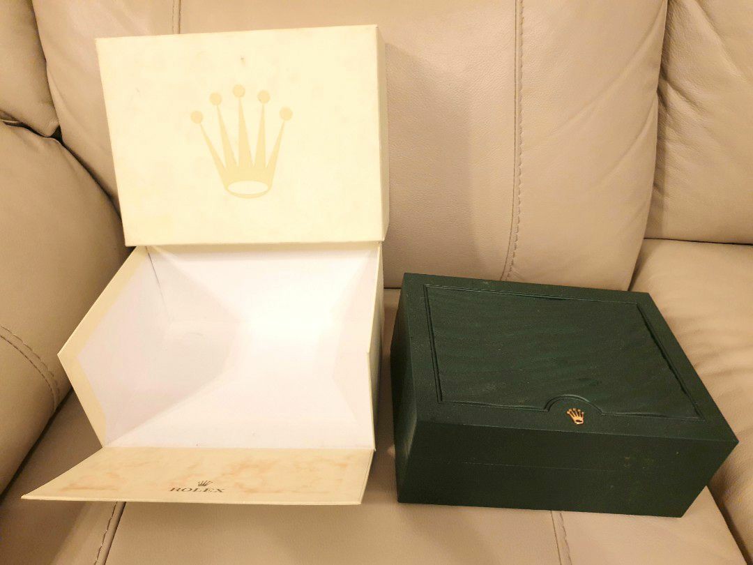 Original Rolex box large, Luxury, Watches on Carousell