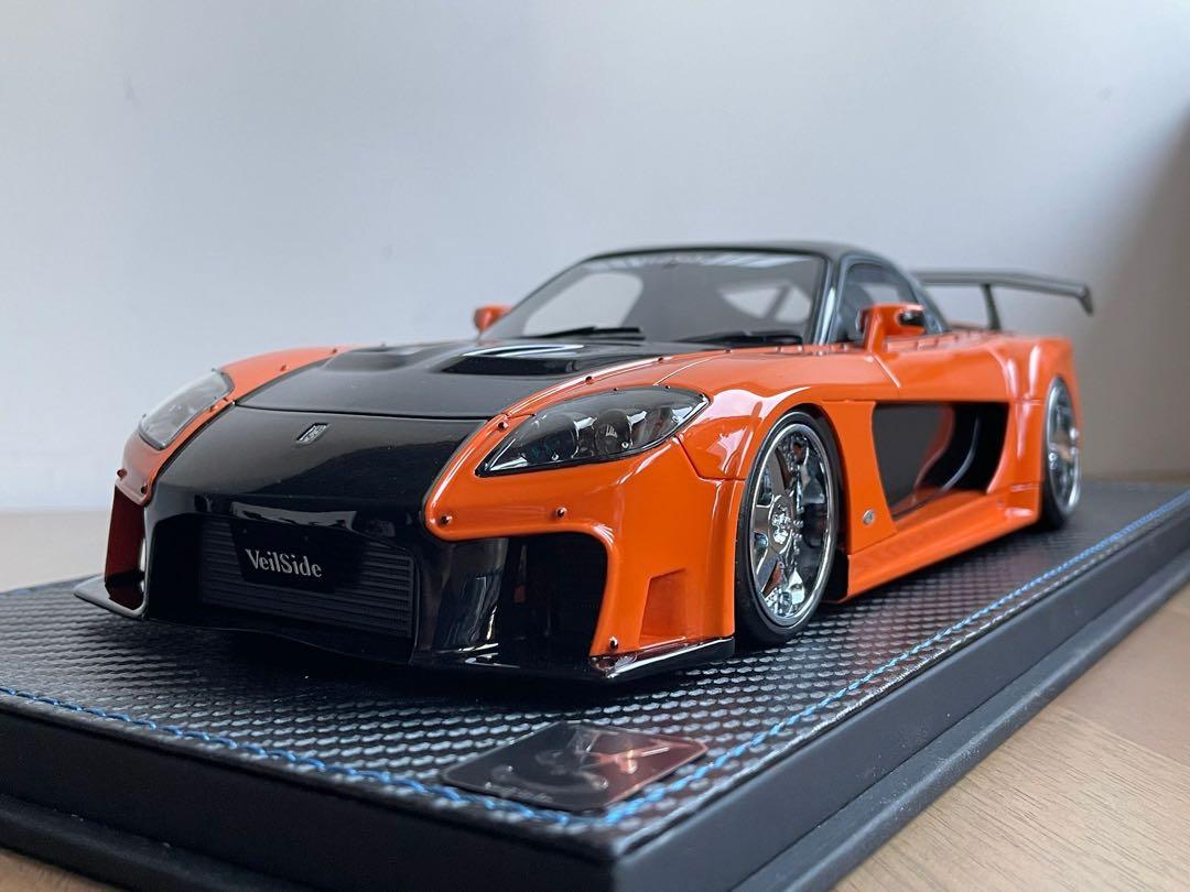 Peako 1/18 Fast and Furious Tokyo Drift Mazda RX7 Veilside, NO Autoart ...