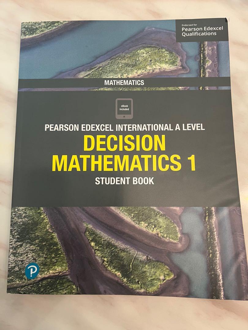 Pearson edexcel international A Level Decision Mathematics 1, 興趣及遊戲, 書本 & 文具, 教科書 - Carousell