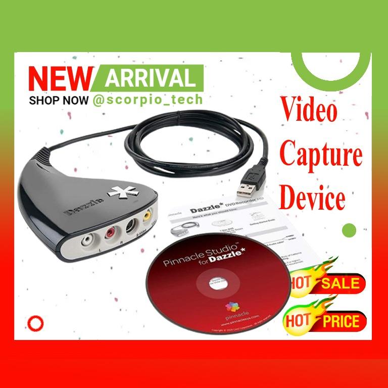 Pinnacle Dazzle DVD Recorder HD | Video Capture Device + Video Editing ...