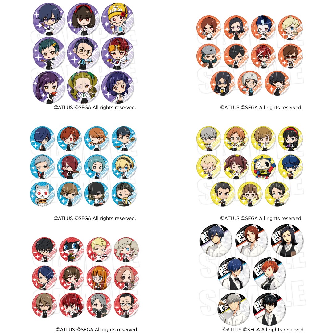 [PO] Persona Sega Cafe Collab Goods (1, 2, 3, 4, 5), Hobbies & Toys ...