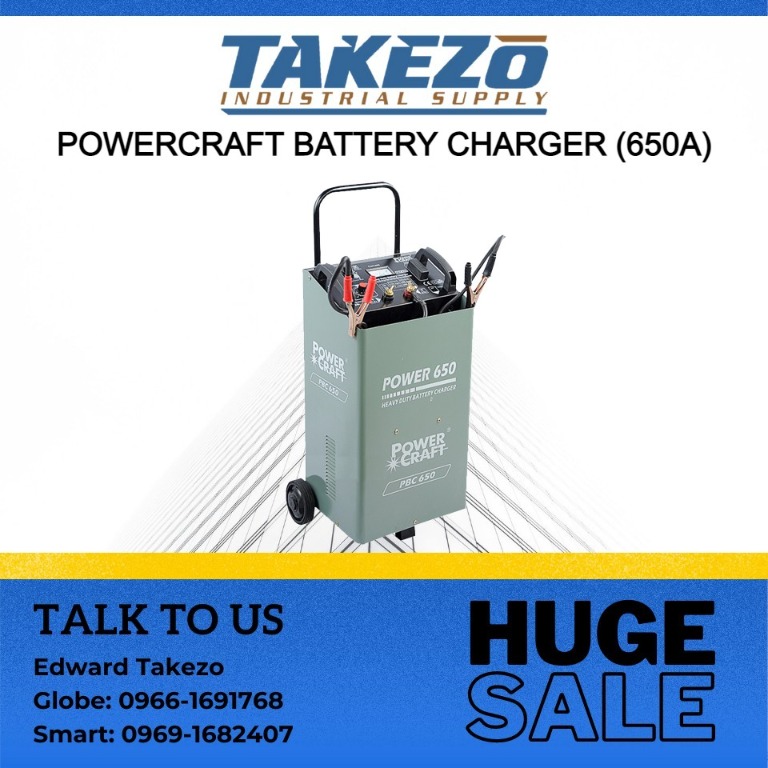 Powercraft Battery Charger (650A), Commercial & Industrial, Industrial ...