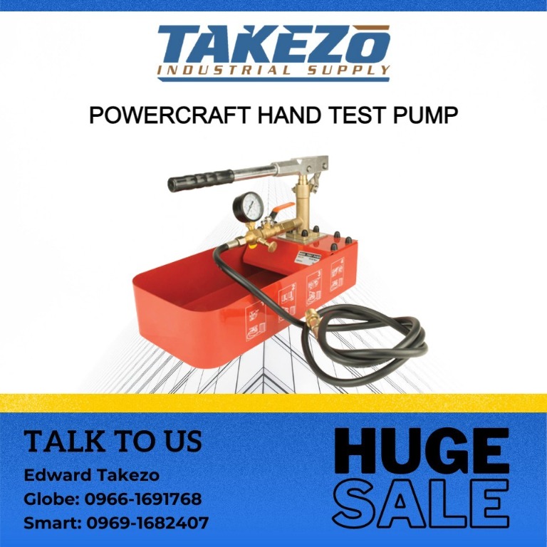Powercraft Hand Test Pump, Commercial & Industrial, Industrial ...