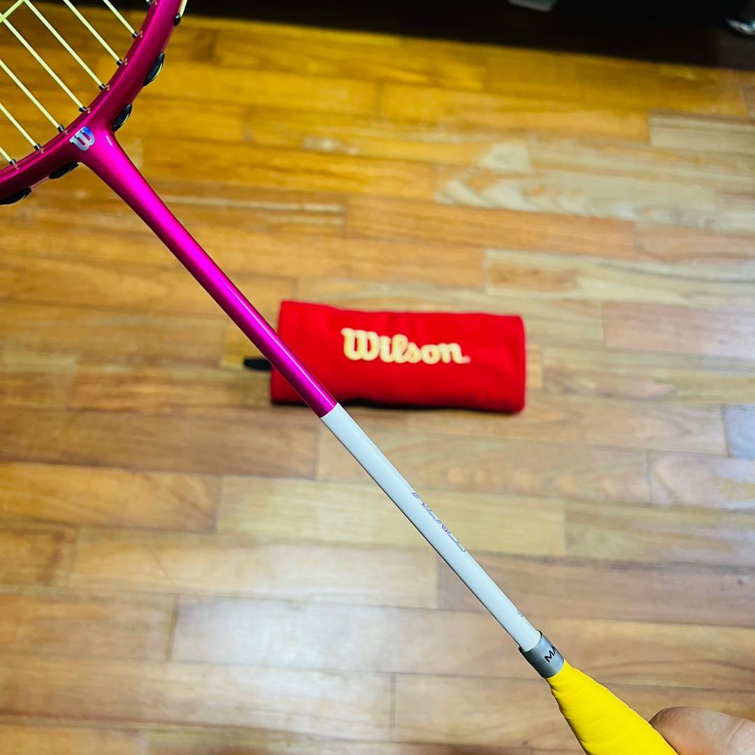 Pristine Condition Wilson Fierce CX9000J Badminton Racket strung with ...