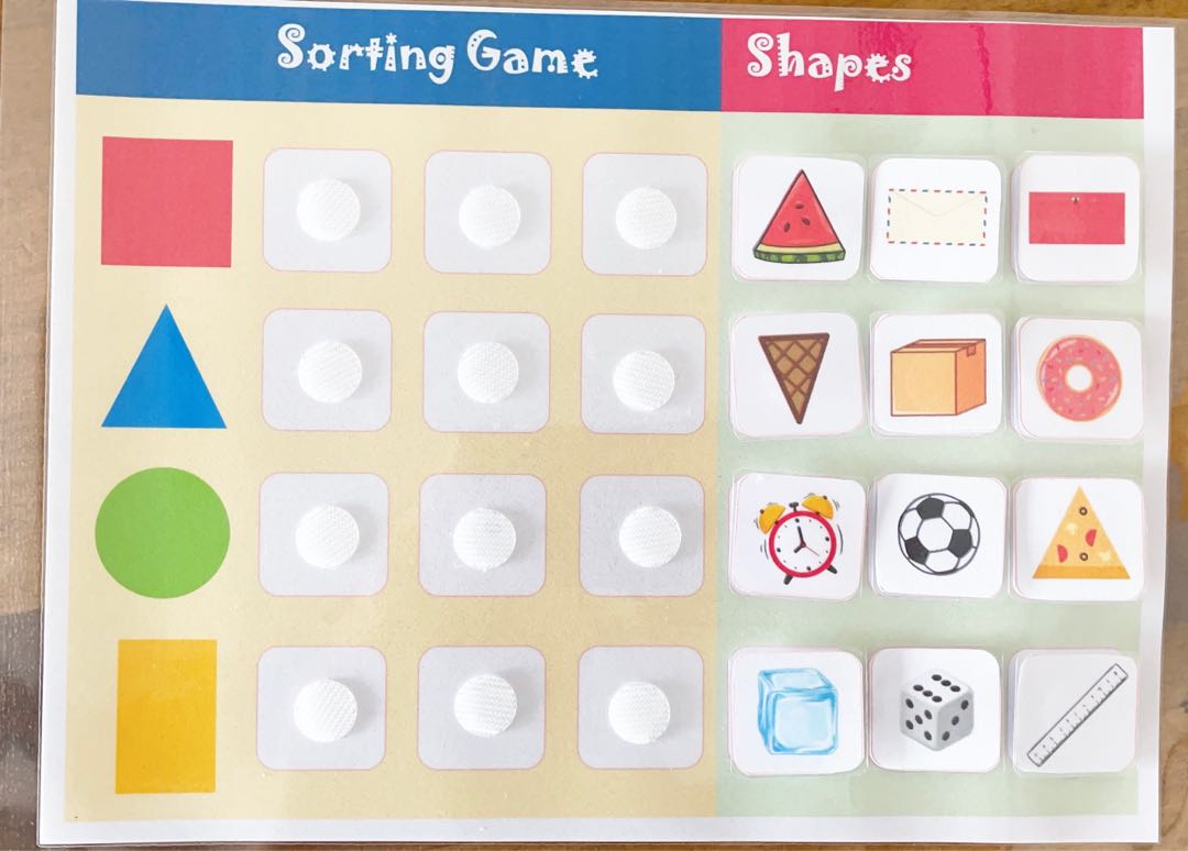 Shape Sorting Game, Hobbies & Toys, Toys & Games on Carousell