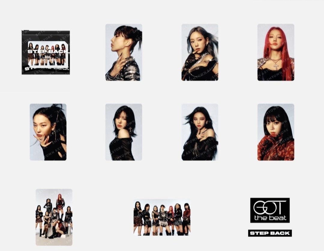 (Sharing) GOT The Beat Sticker step back aespa red velvet Winter Karina ...