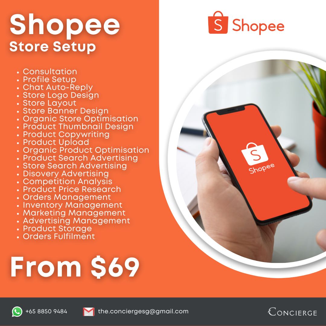 Shopee Store Setup, Development & Management, Announcements on Carousell