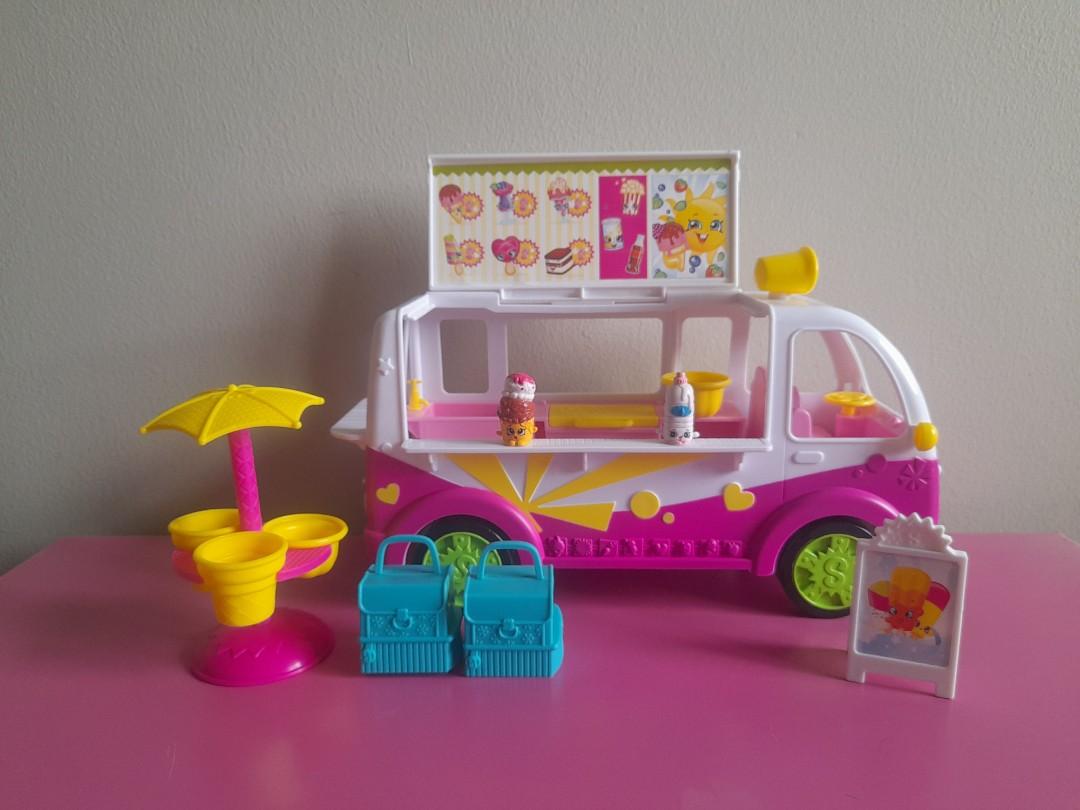 Shopkin Ice Cream Truck good as new set for sale, Hobbies & Toys, Toys ...