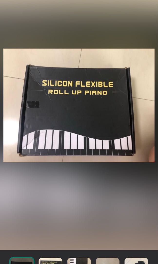 Silicon Flexible Roll Up Piano, Hobbies & Toys, Music & Media, Musical Instruments on Carousell