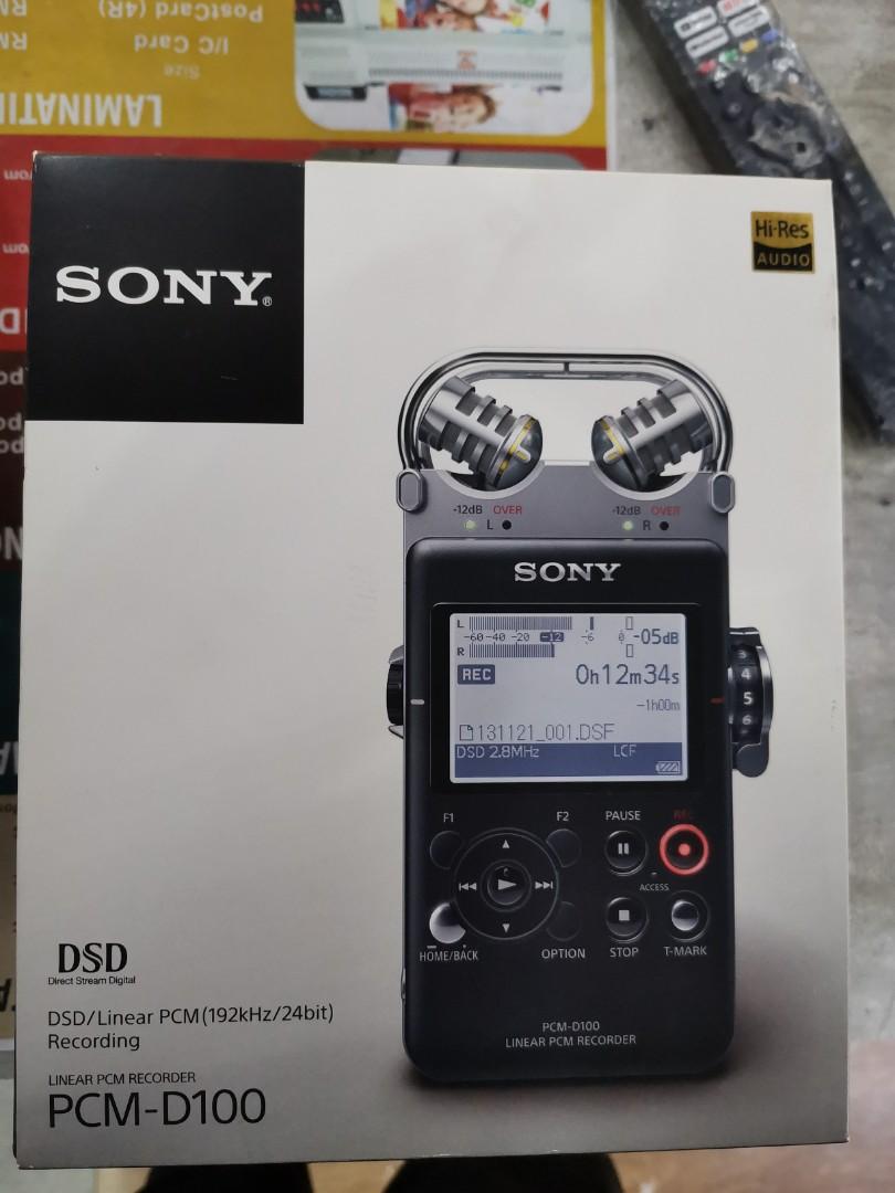 Sony PCM - D100 Linear PCM Recorder, Audio, Portable Music Players on ...