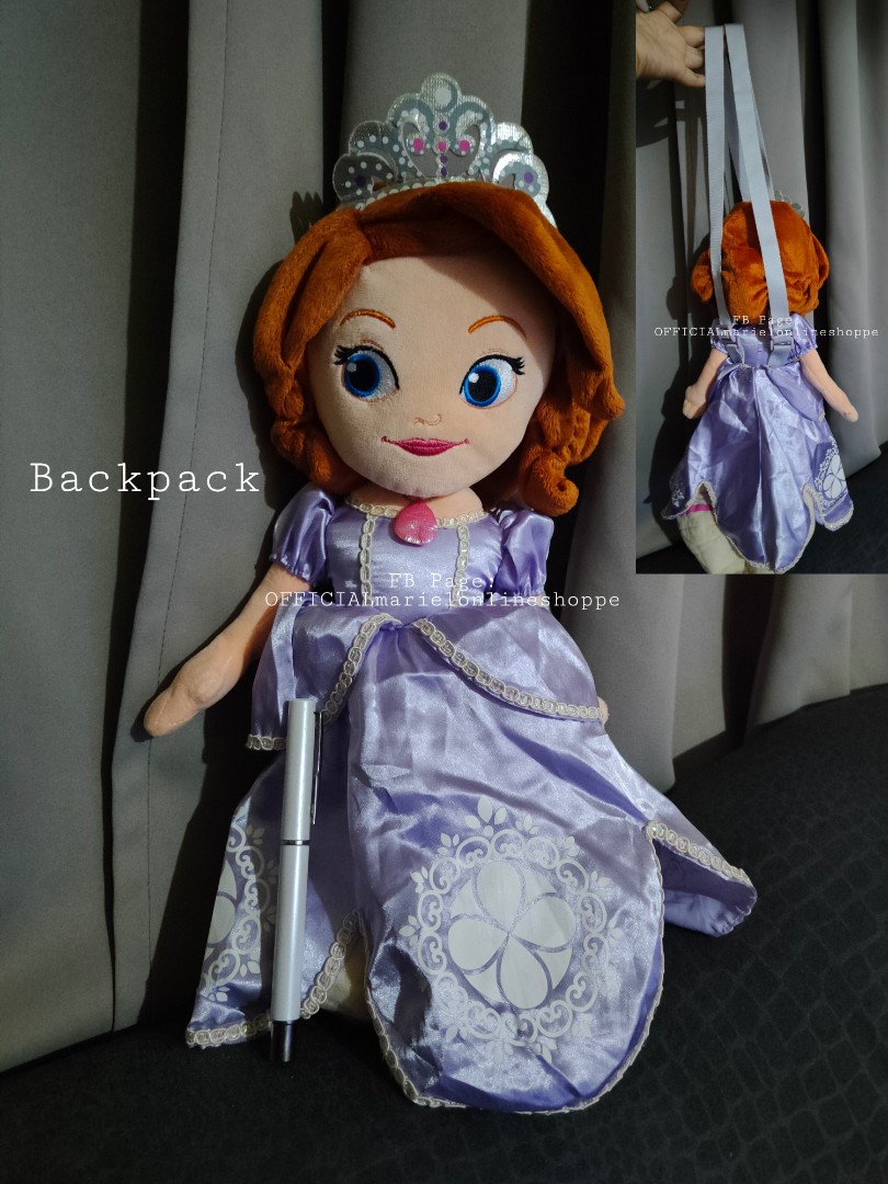 SOPHIA THE FIRST BACKPACK, Hobbies & Toys, Toys & Games on Carousell