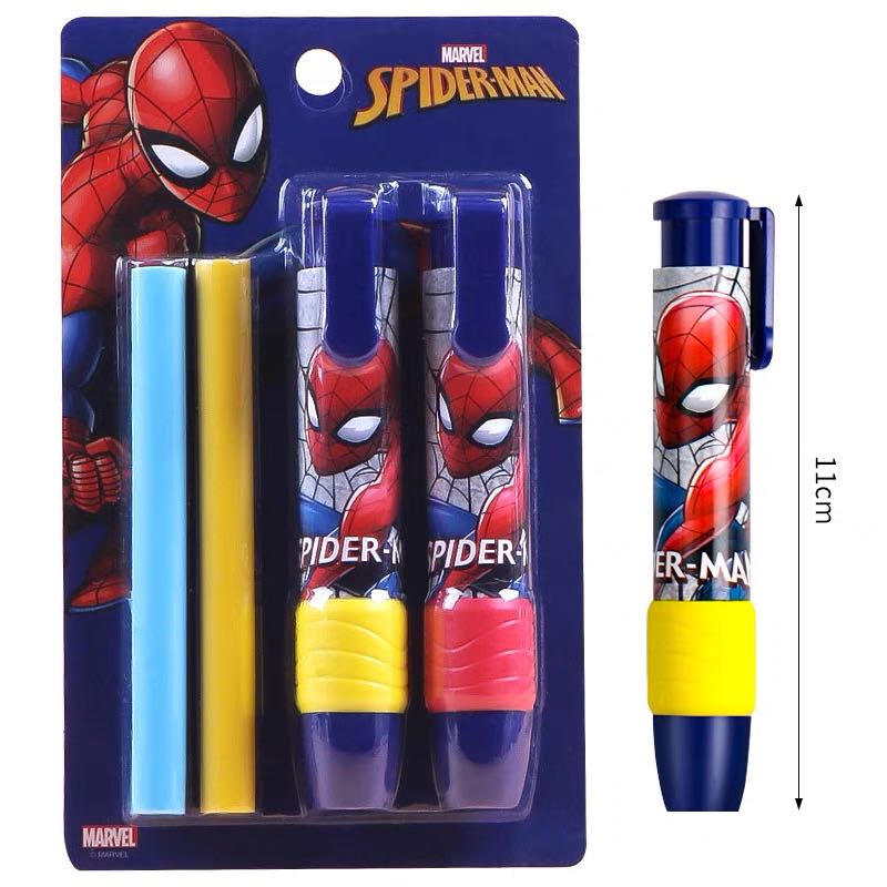Spider-Man & Frozen Erasersp, Hobbies & Toys, Stationery & Craft ...