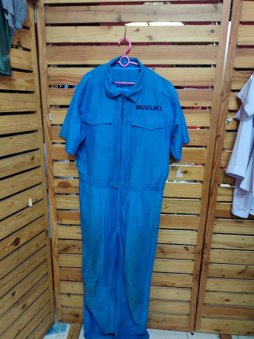 Suzuki Coverall Japan, Men's Fashion, Activewear on Carousell