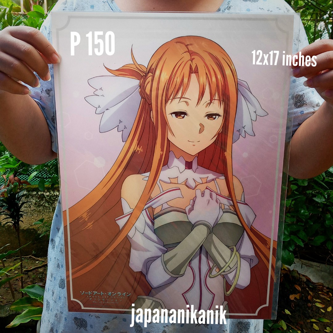 Sword Art Online War of Underworld Asuna Poster, Hobbies & Toys, Toys ...