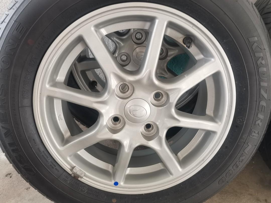 Tayar rim axia/bezza, Auto Accessories on Carousell