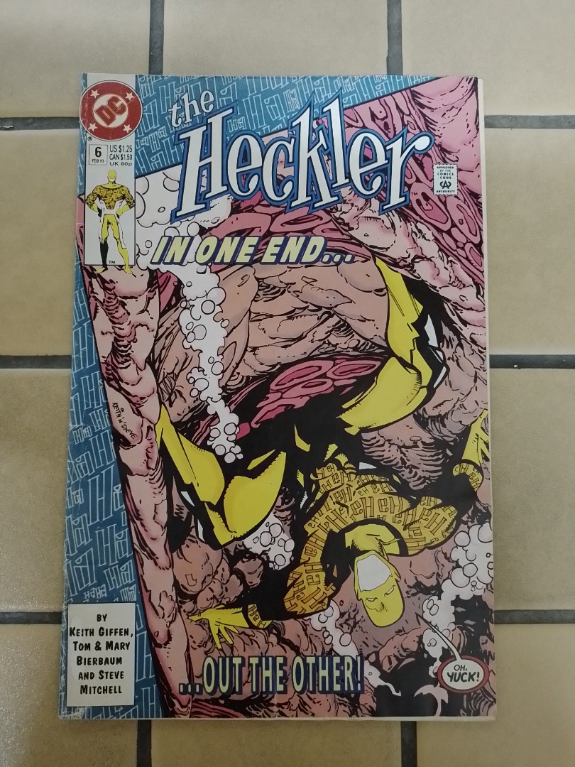 The Heckler #6 ( Keith Giffen - Cover Art ) DC Comics, Hobbies & Toys ...